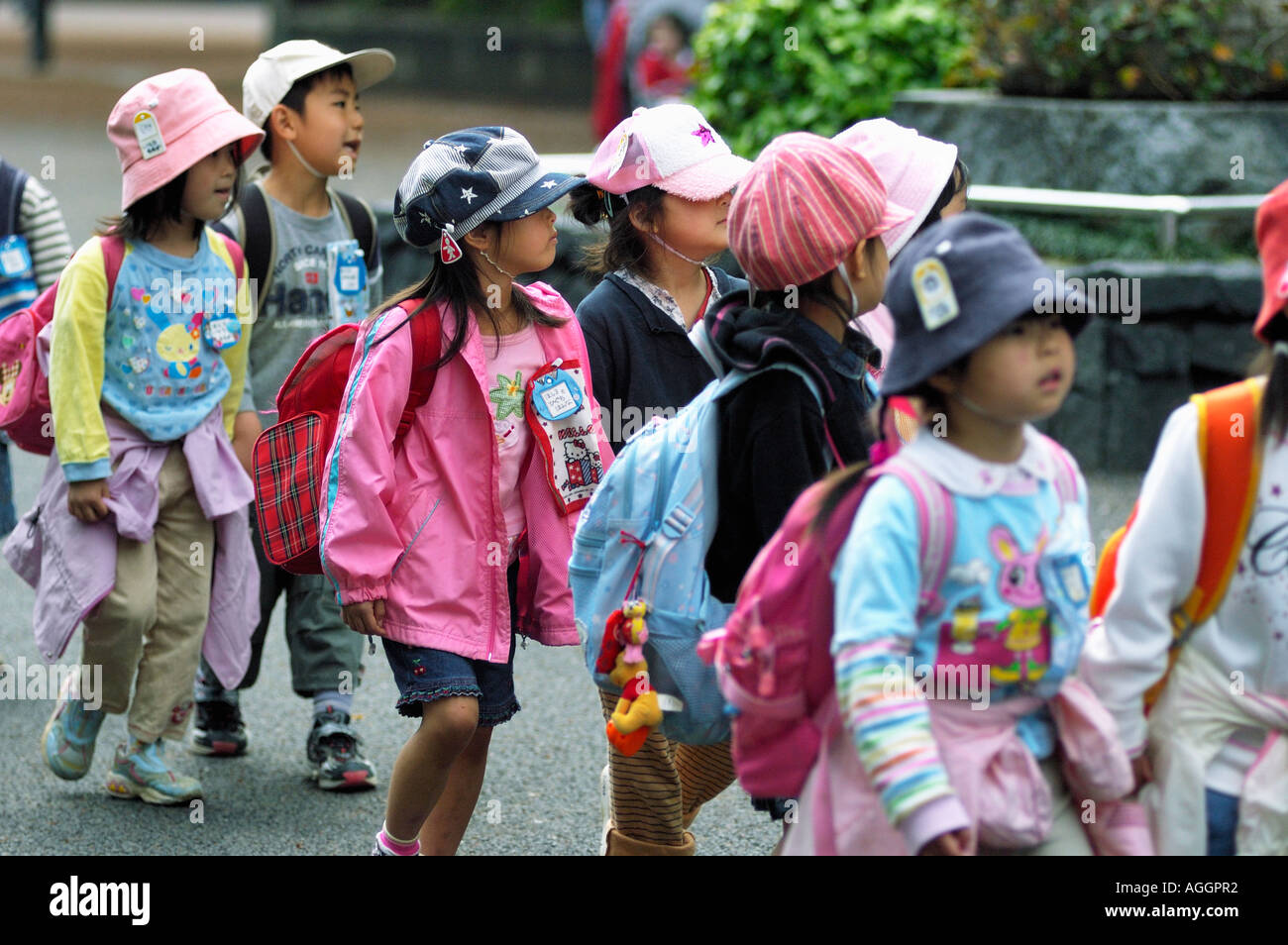 school kids on day trip, Ueno, Tokyo, Japan Stock Photo - Alamy