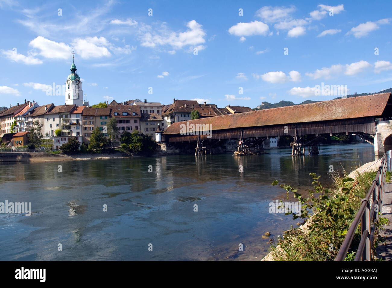Olten and his old bridge Stock Photo - Alamy