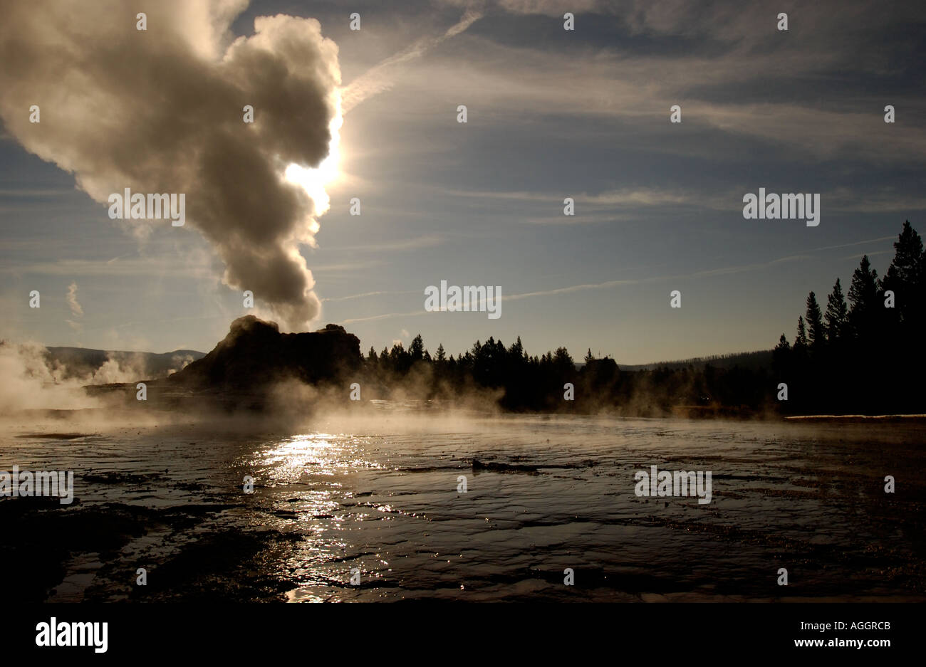 Castle geyser activity hi-res stock photography and images - Alamy