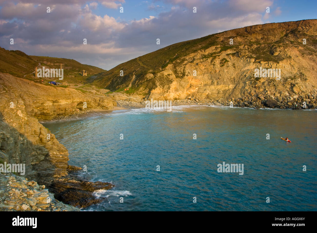 Trevellas porth st agnes hi-res stock photography and images - Alamy