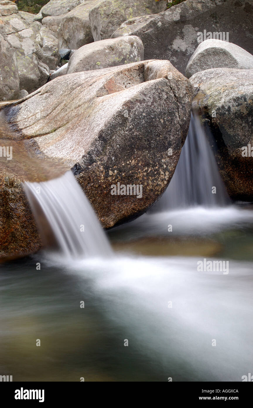 Cascade des Anglais near Vizzavona Corsica Stock Photo - Alamy