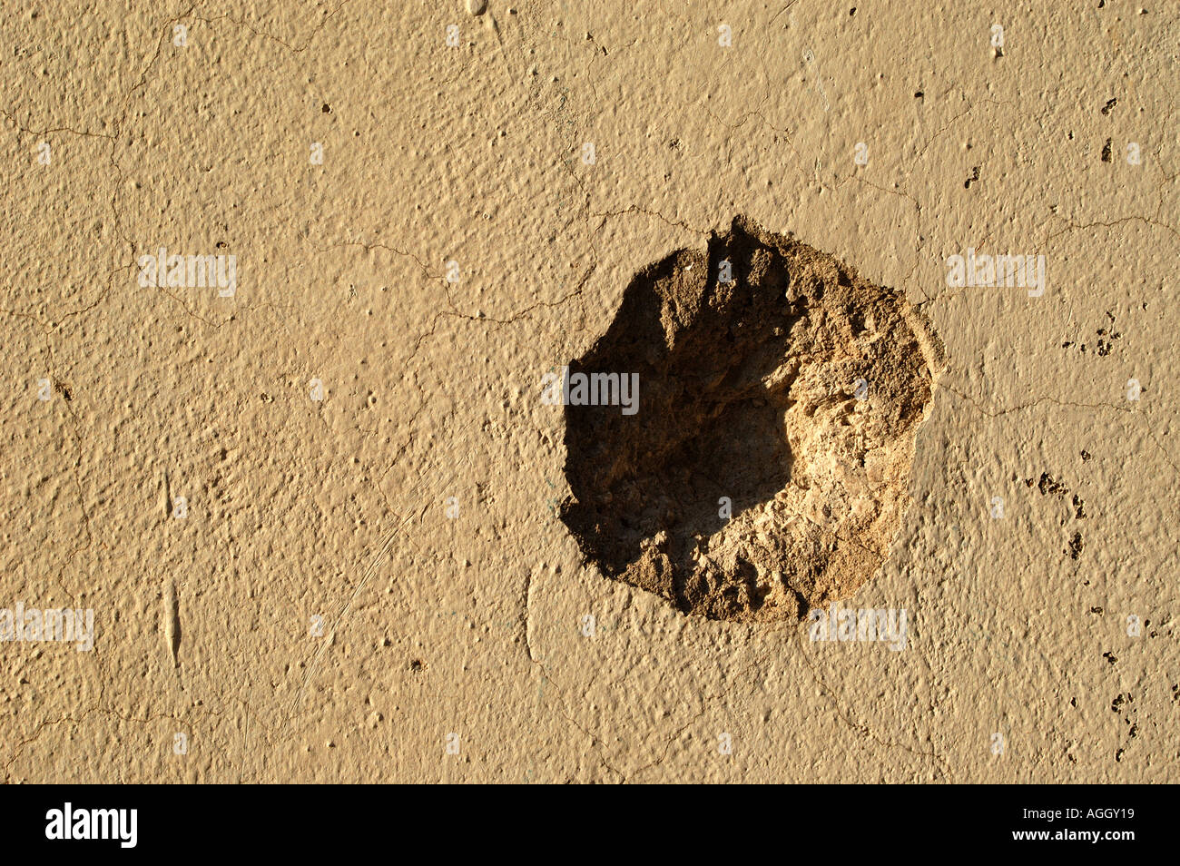 Unrepaired shell damage Dubrovnik Croatia Stock Photo - Alamy