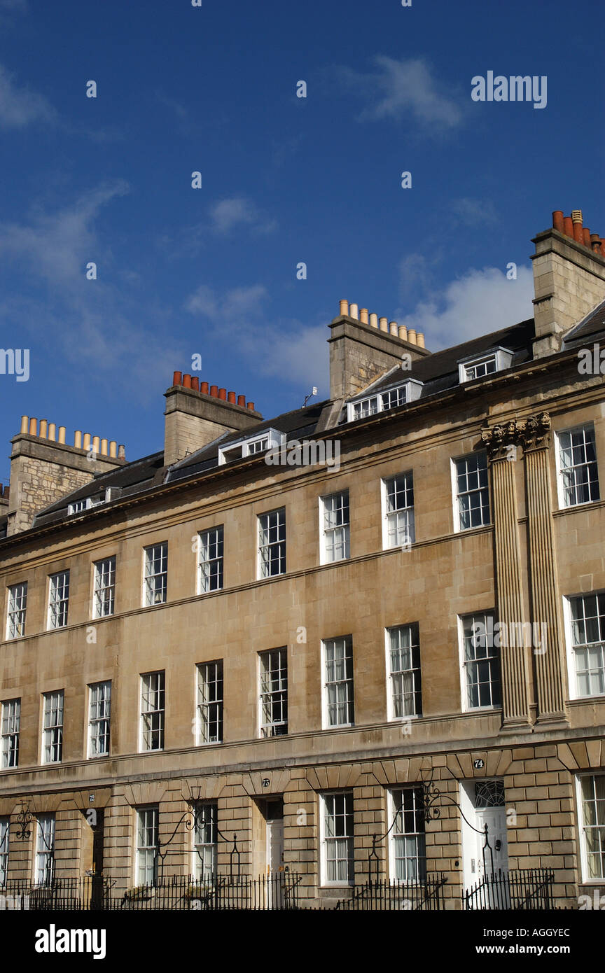 Architecture of Great Pulteney Street Bath United Kingdom Stock Photo ...