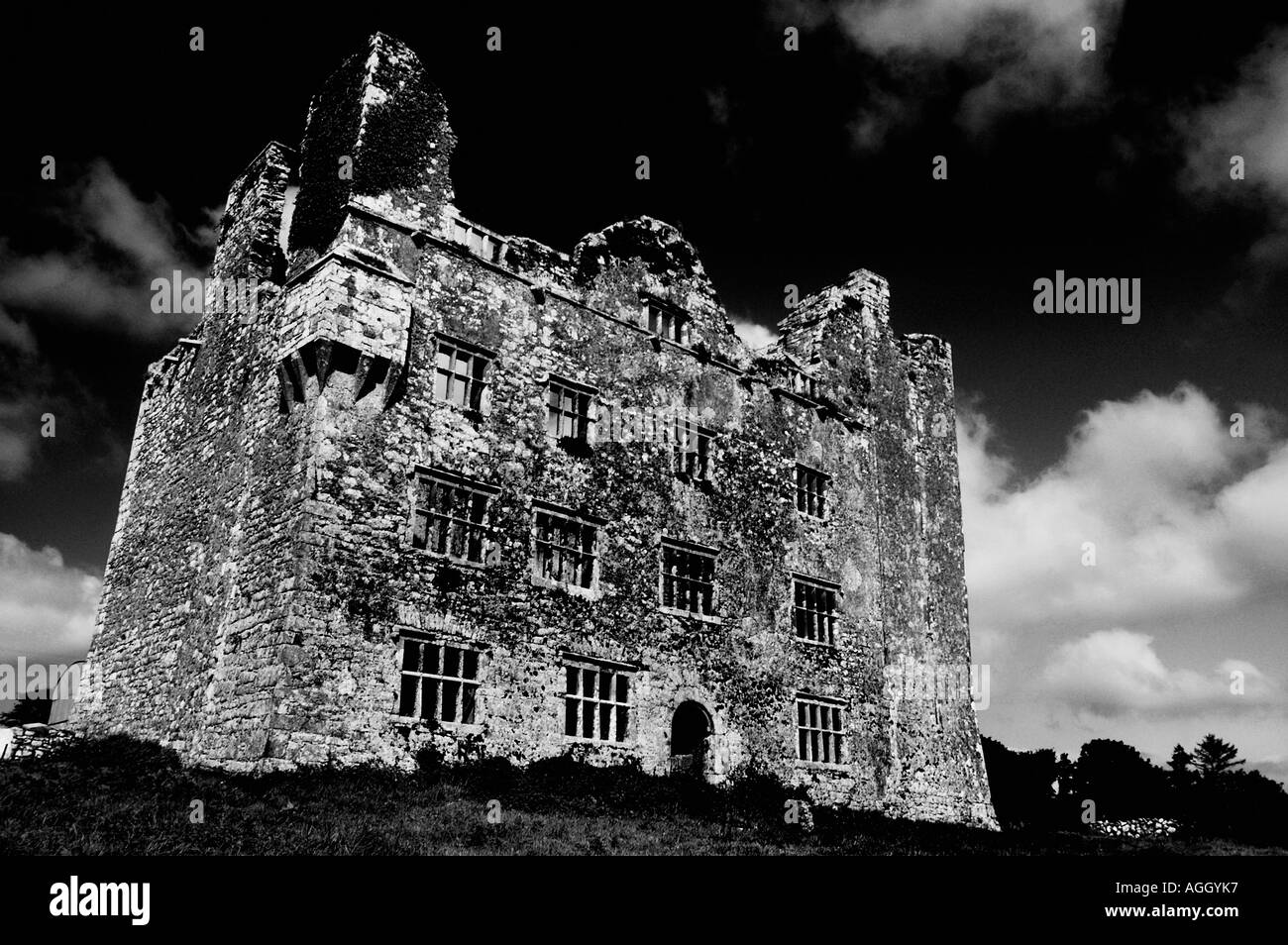 Stone mansion Black and White Stock Photos & Images - Alamy