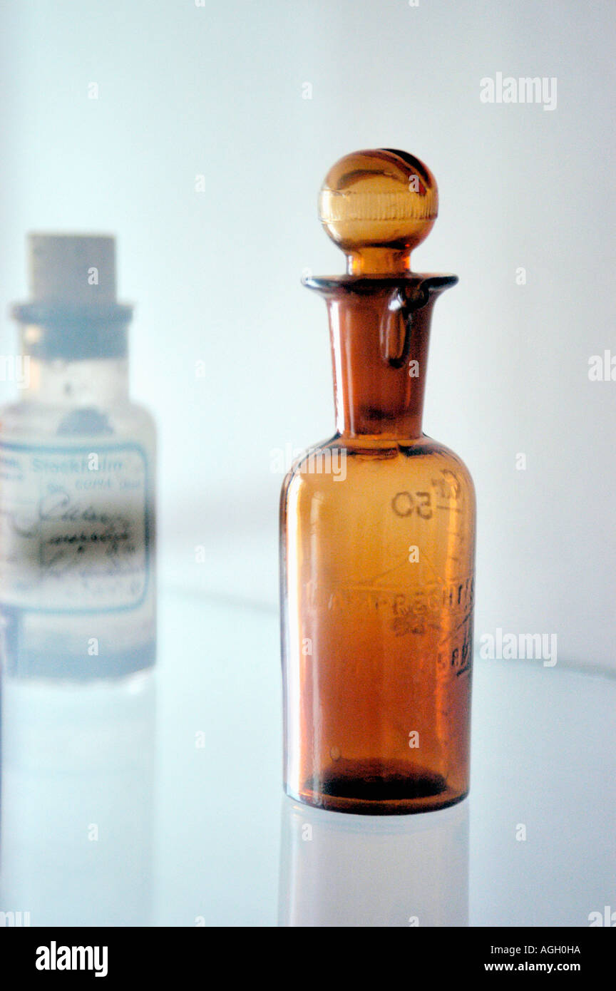 glass container for antiseptic solution Stock Photo - Alamy