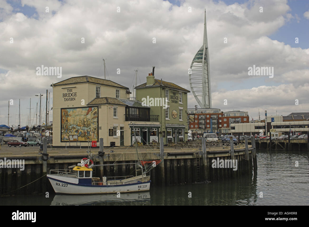 Camber Docks, Portsmouth Harbour, Hampshire, England, UK Stock Photo ...