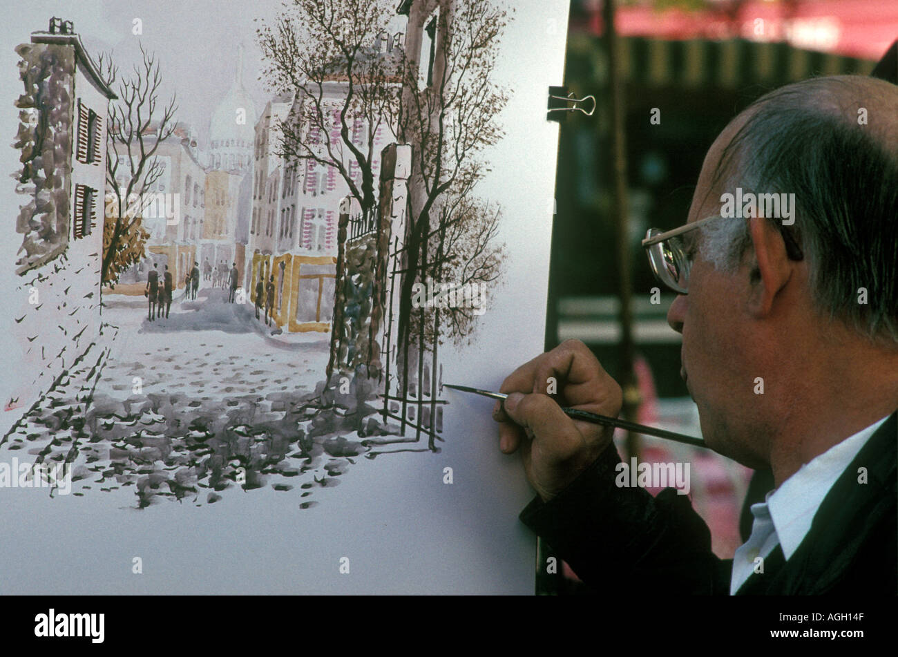 Paris artist hi-res stock photography and images - Alamy