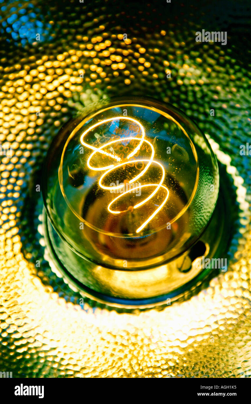 lit light bulb Stock Photo - Alamy