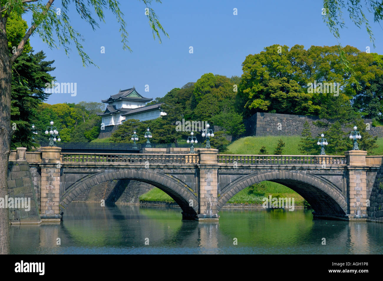 Nijubashi bridge and Imperial Palace, Tokyo, Japan Stock Photo - Alamy