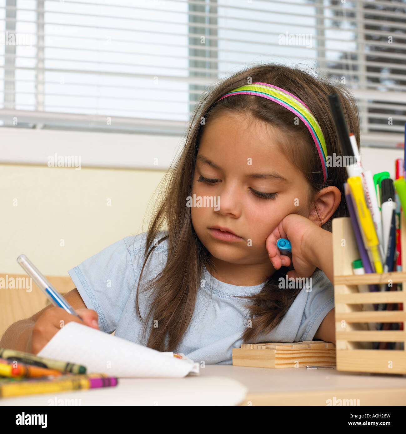 Child drawing 8 year old hi-res stock photography and images - Alamy