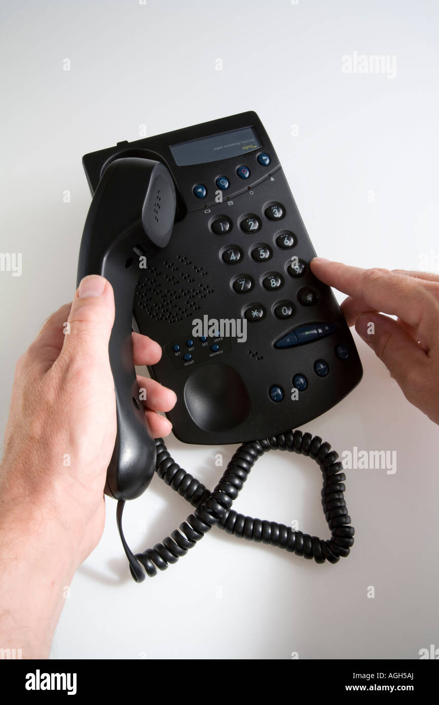 First answering machine hi-res stock photography and images - Alamy
