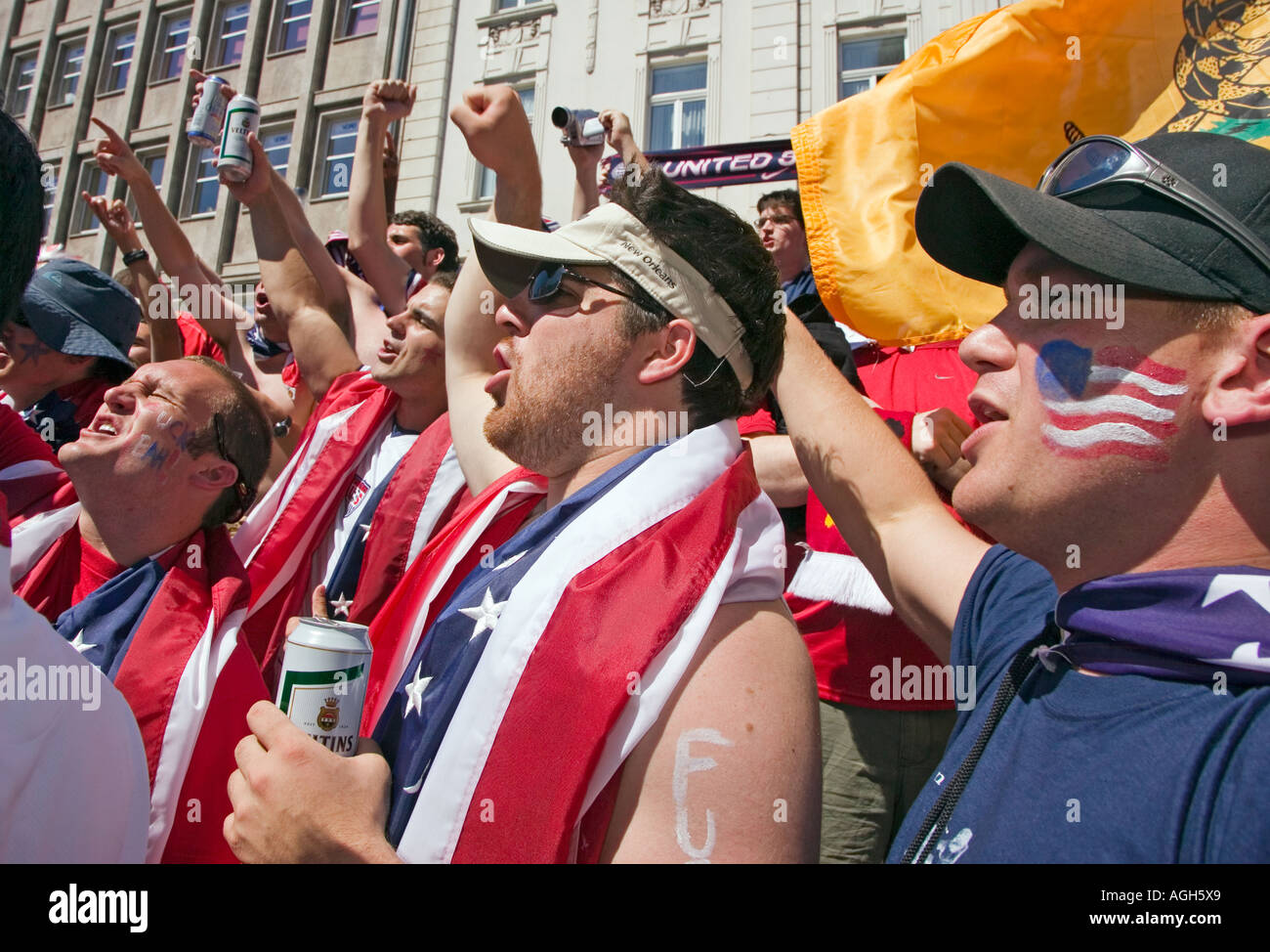 Football fans train station hi-res stock photography and images - Alamy