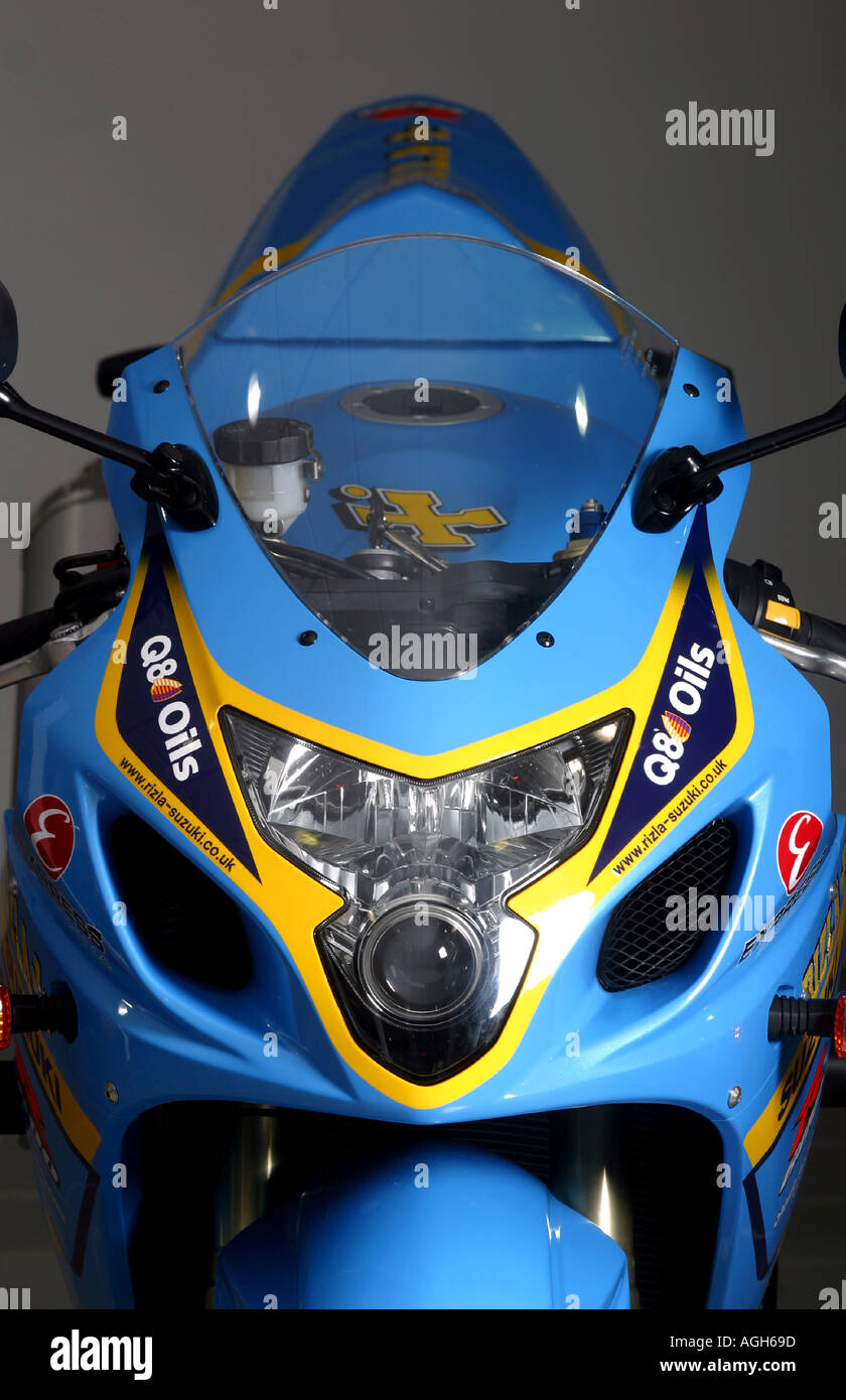 susuki gsxr rizla racing colours Stock Photo - Alamy