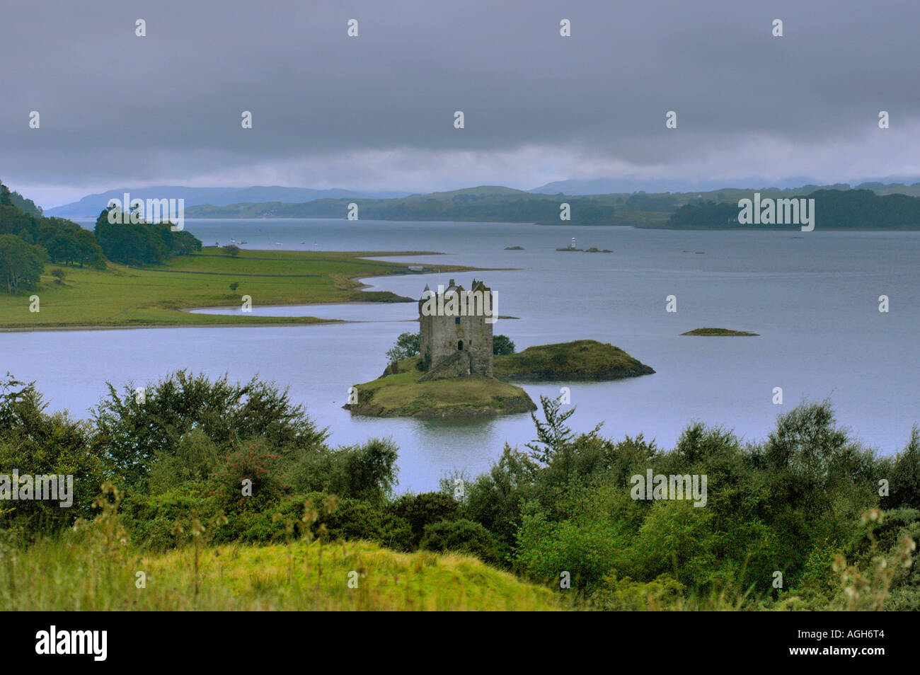 Castle Stalker, Scotland Stock Photo - Alamy