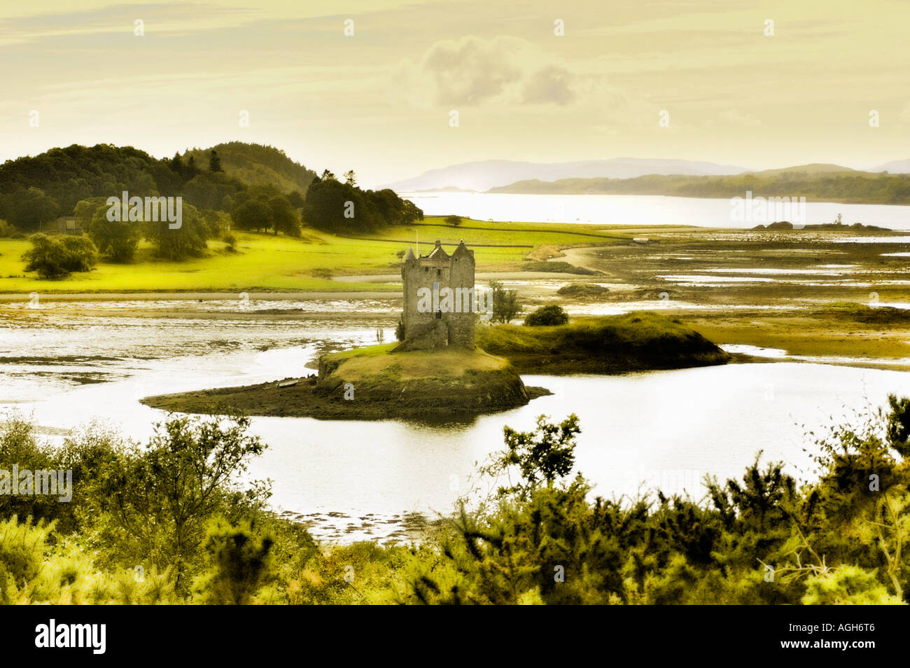 Castle Stalker, Scotland Stock Photo - Alamy
