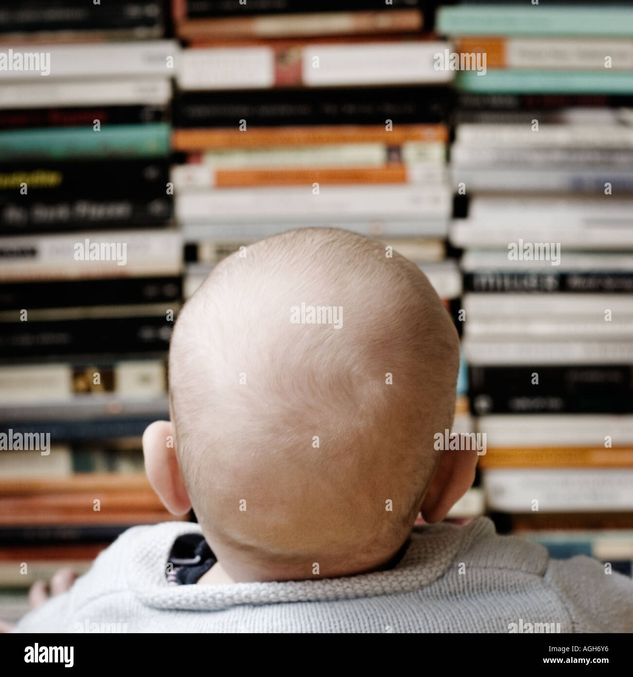 Baby book pile hi-res stock photography and images - Alamy