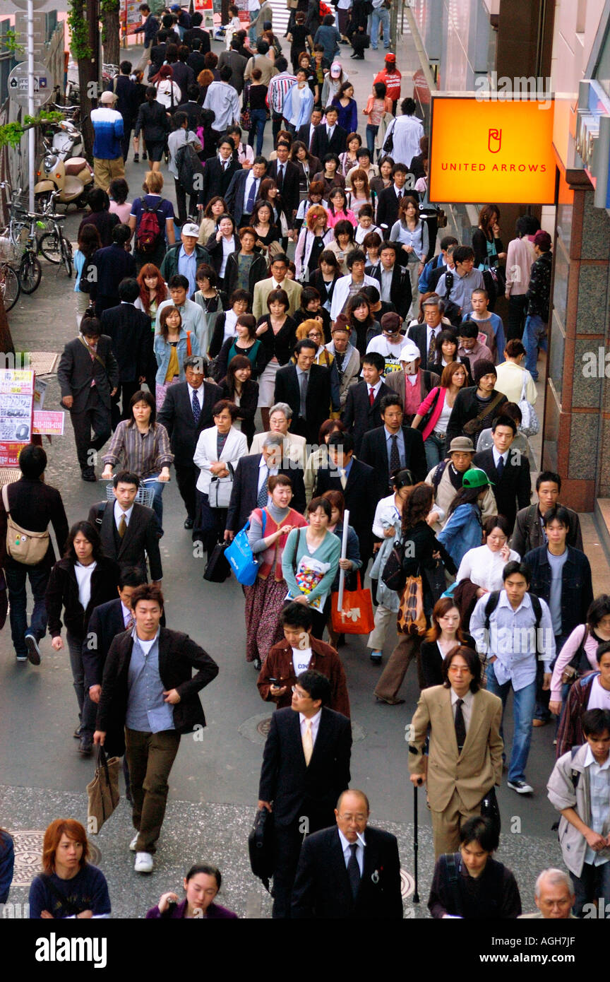 rush hour in Shinjuku, Tokyo, Japan Stock Photo - Alamy
