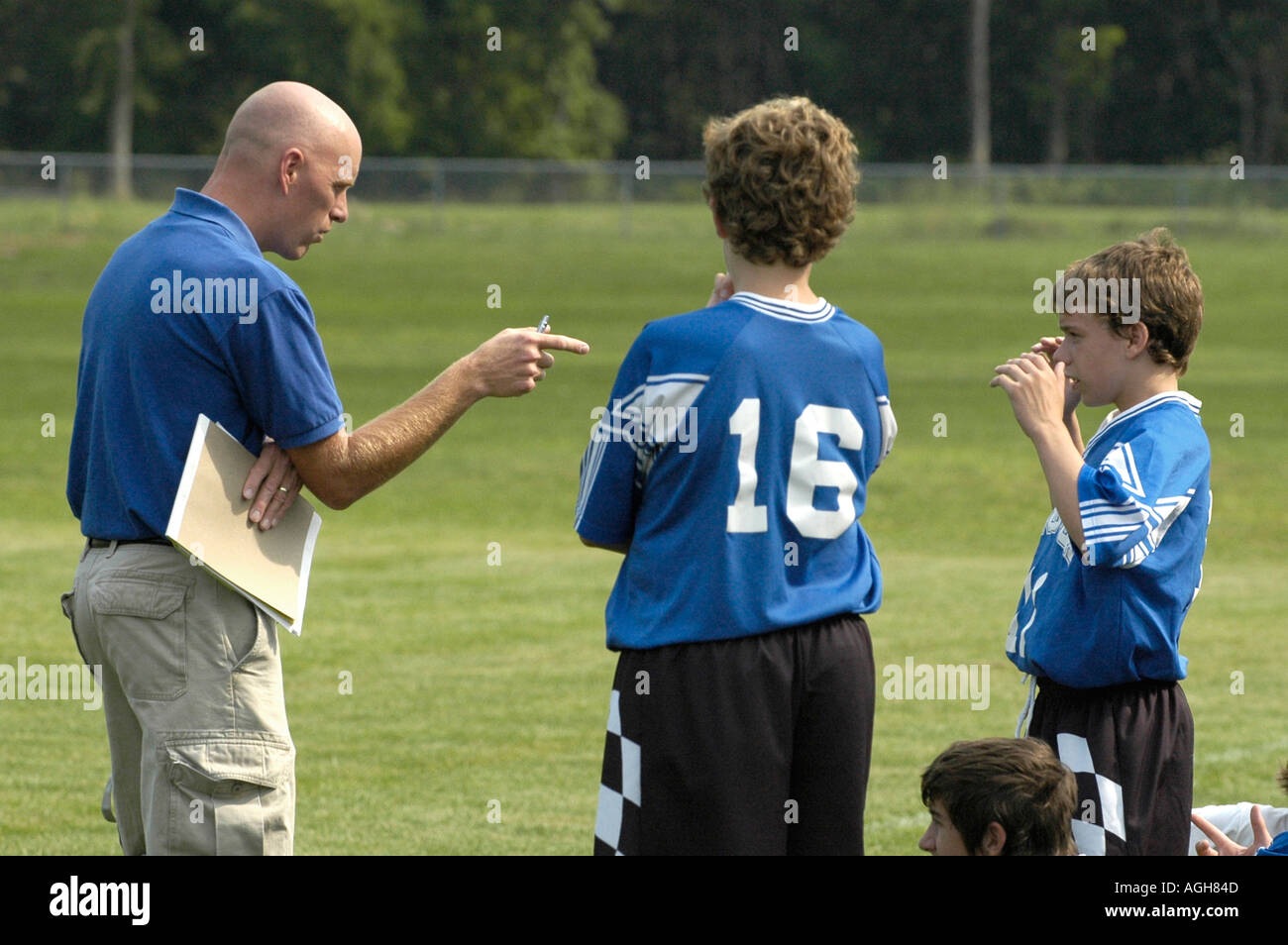 Soccer coach high school hi-res stock photography and images - Alamy