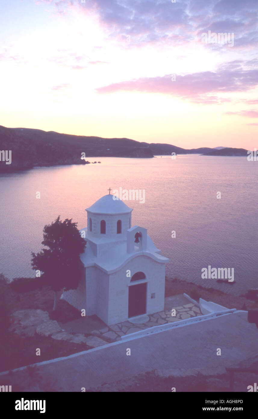 Greece patmos chapel hi-res stock photography and images - Alamy