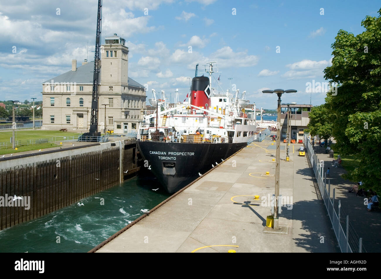 The Soo Locks And Lake Superior High Resolution Stock Photography and ...