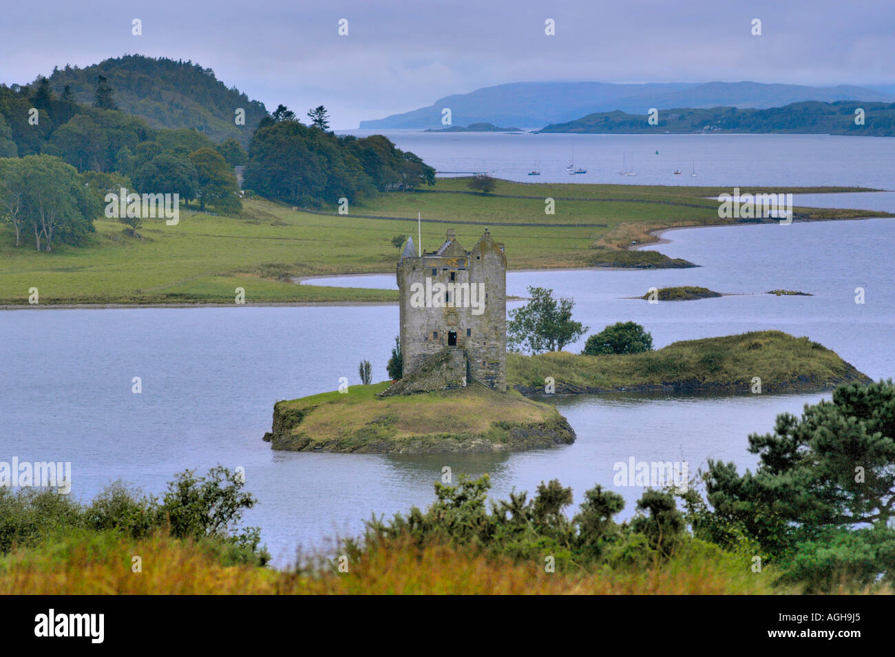 Castle Stalker, Scotland Stock Photo - Alamy