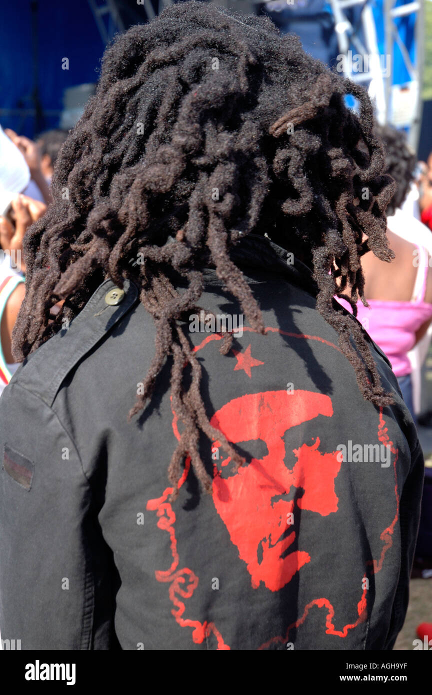 Back view of Rasta man with dreadlocks Stock Photo: 8121470 - Alamy