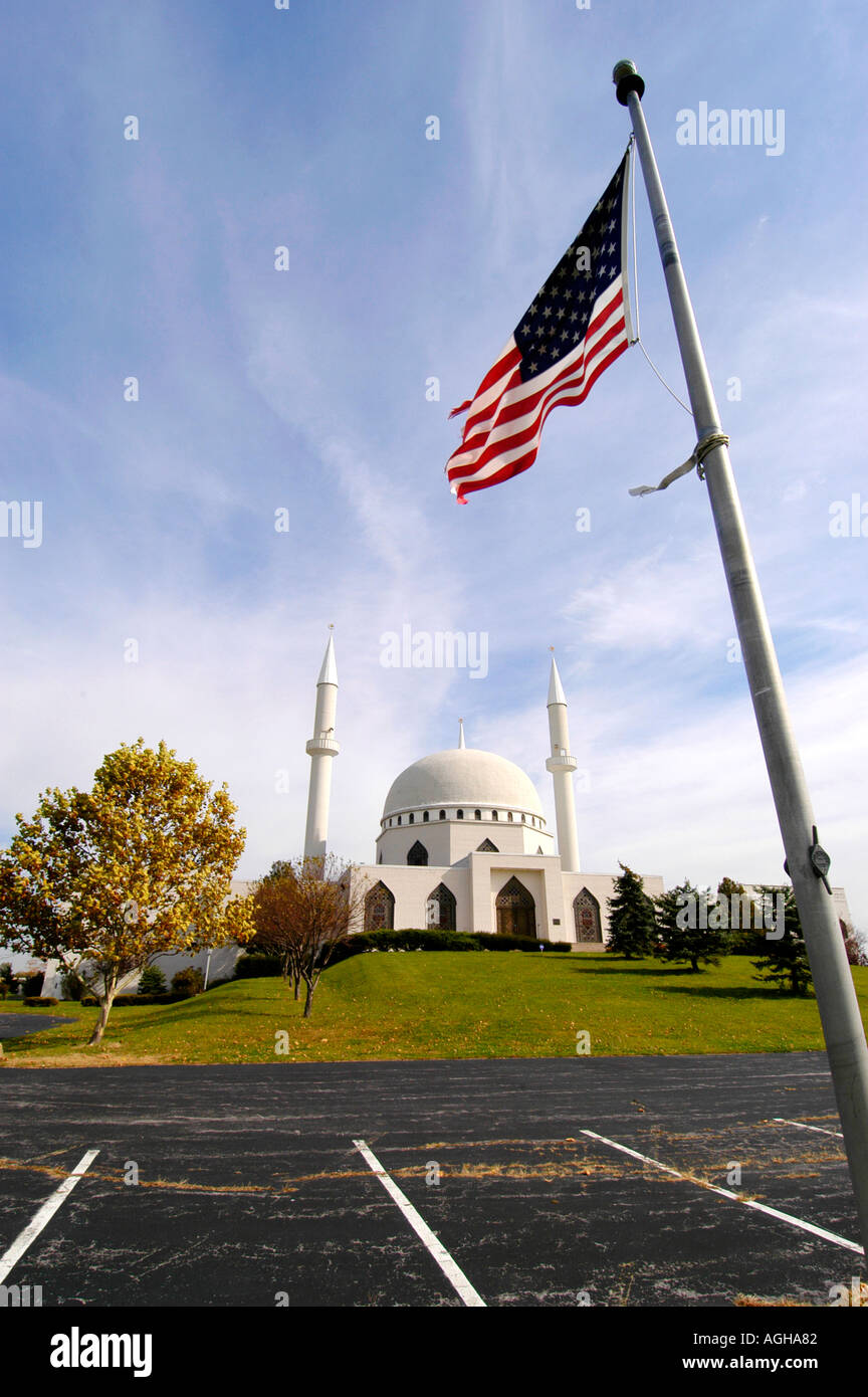 Musleum Mosque and Islamic school located near Toledo Ohio Stock Photo ...