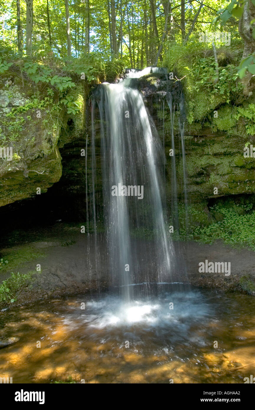 Scott Waterfalls Munising Michigan Upper Peninsula Stock Photo - Alamy