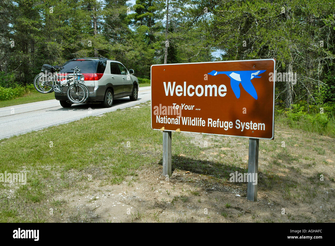 Seney National Wildlife Refuge System in Upper Peninsula Michigan Stock ...