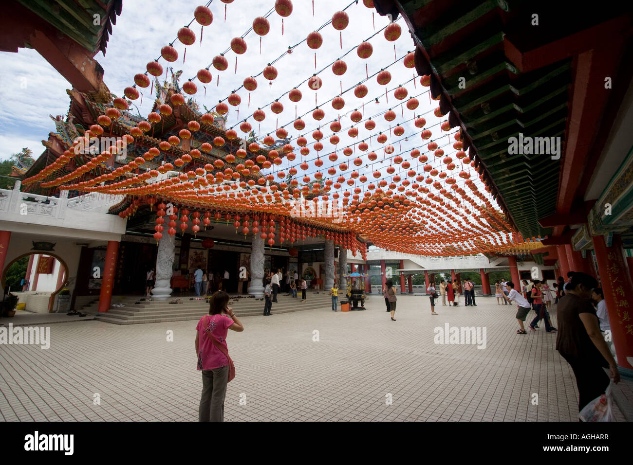Thean Hou Buddhist Temple, Kuala Lumpur Stock Photo - Alamy