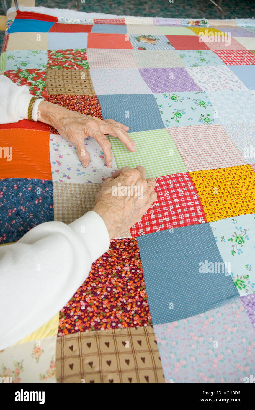 Making A Quilt High Resolution Stock Photography and Images - Alamy