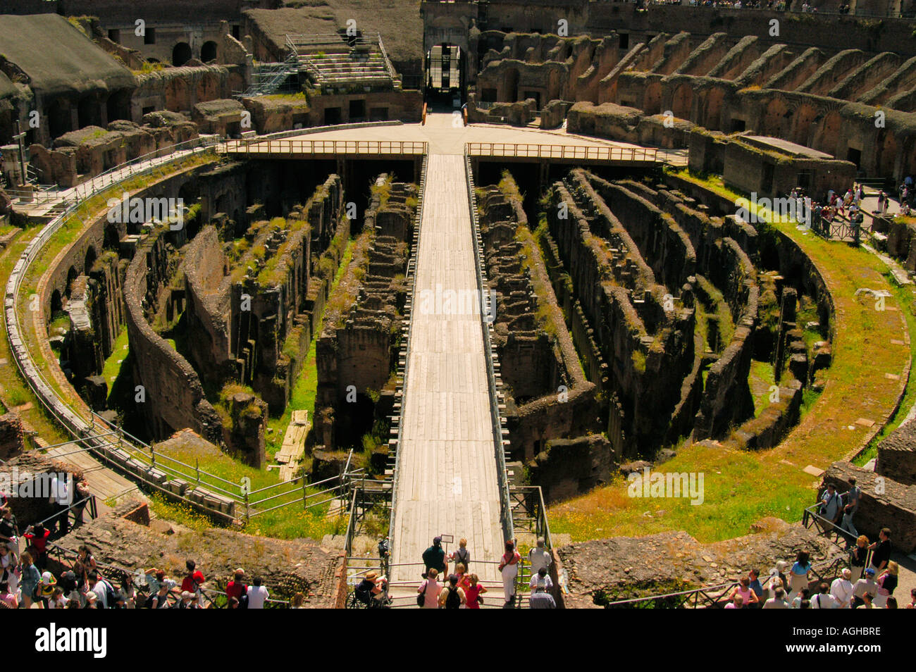 amphitheatre, interior of Colosseum, Rome, Italy Stock Photo - Alamy
