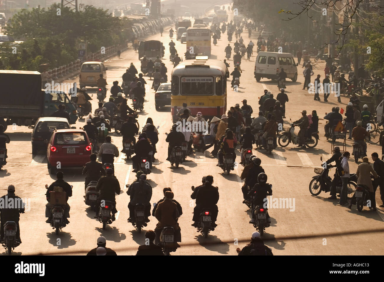 Early morning traffic jam hi-res stock photography and images - Alamy