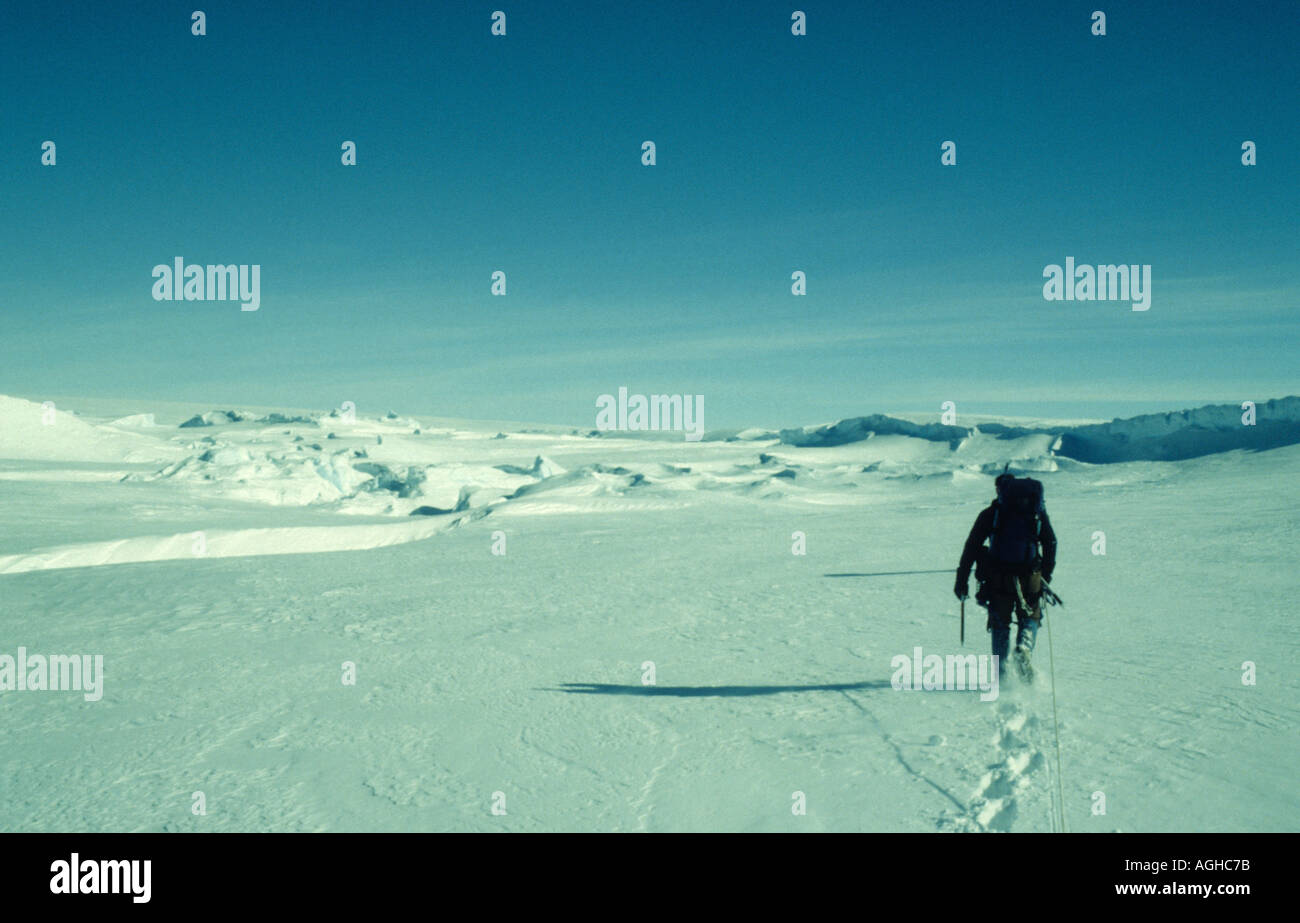 Exploring the Brunt Iceshelf in Antarctica Stock Photo - Alamy