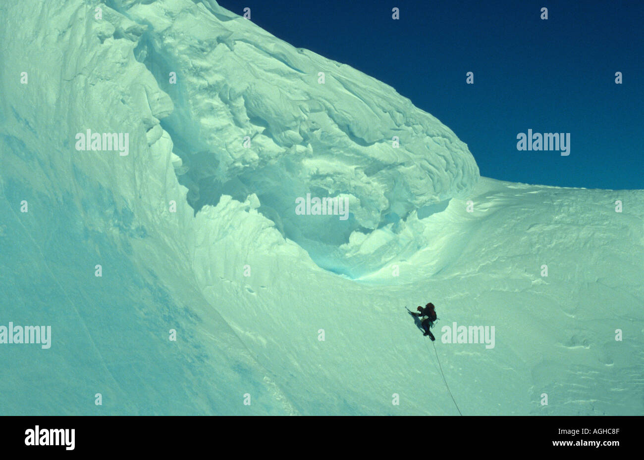 Climbing in Antarctica Stock Photo - Alamy
