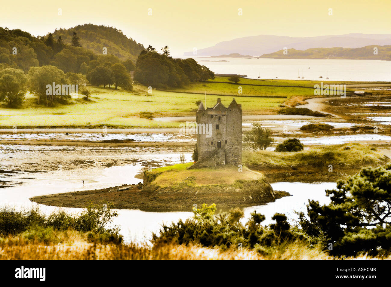 Castle Stalker, Scotland Stock Photo - Alamy