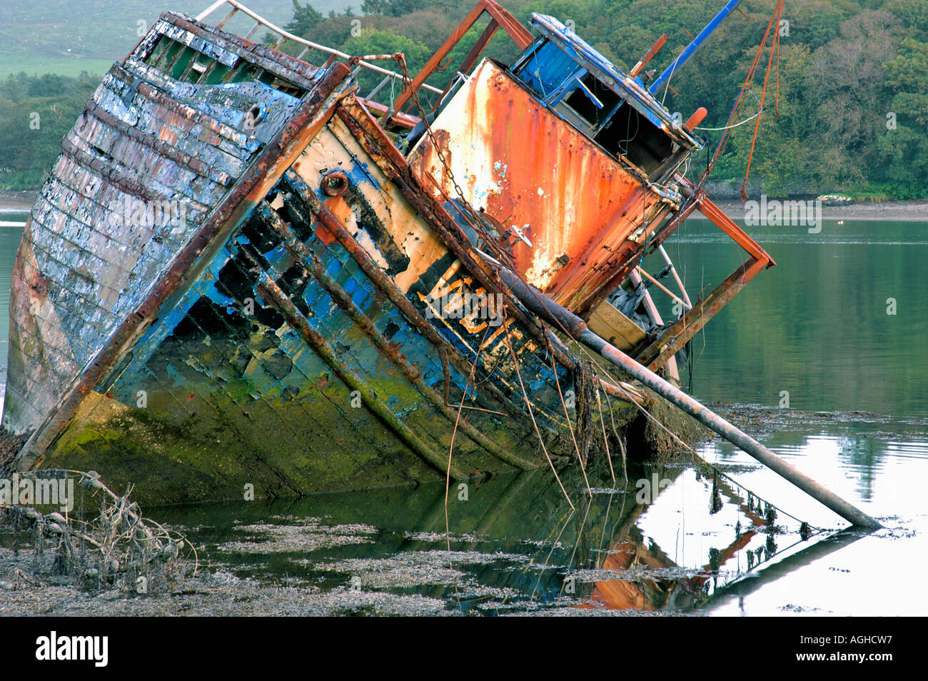 Old shipwreck west coast ireland hi-res stock photography and images ...