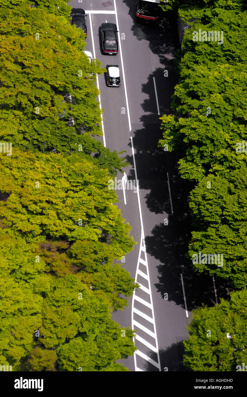 road from above, Tokyo, Japan Stock Photo - Alamy