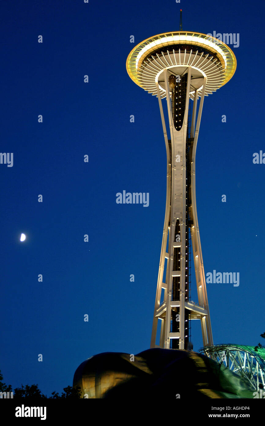 Seattle Washington space needle Stock Photo - Alamy