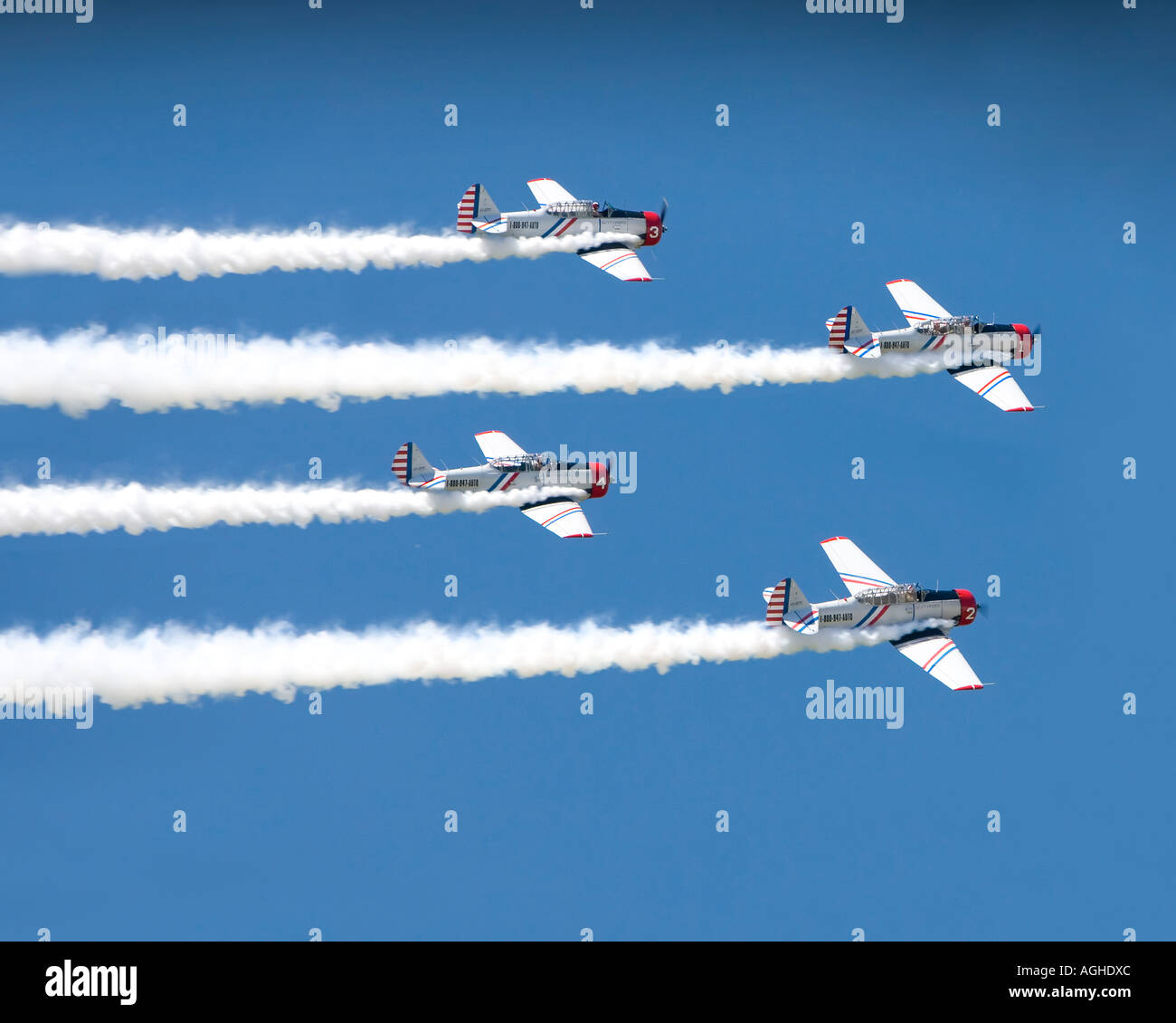 Four fighter jets performing hi-res stock photography and images - Alamy