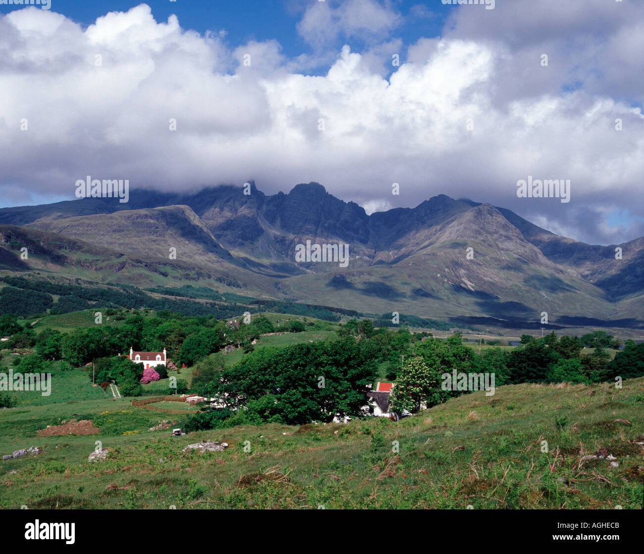 UK Scotland Inverness shire Isle of Skye the mountain of Blaven from ...