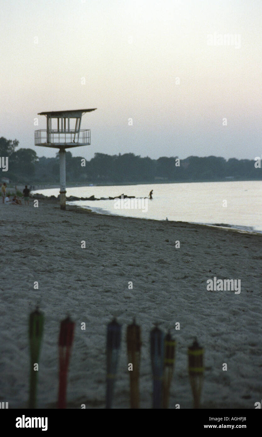Watchtower by sea Germany Stock Photo - Alamy