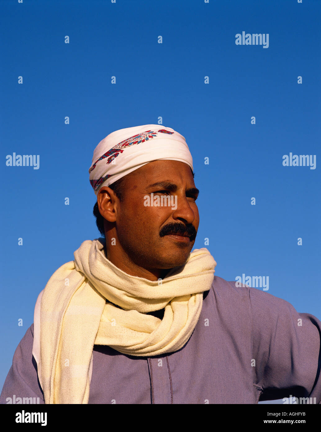 Egypt Cairo Giza Young Man Camel Driver Portrait Stock Photo - Alamy