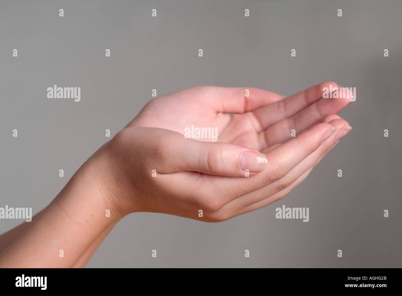 Cupped hands begging hi-res stock photography and images - Alamy