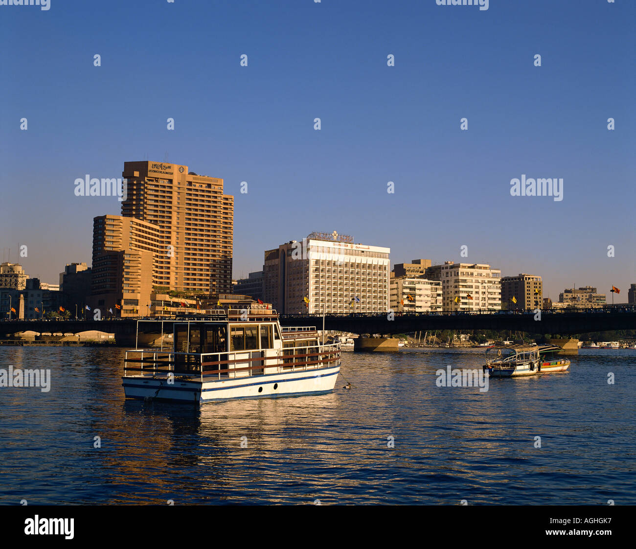 Egypt Cairo Nile River Skyline Stock Photo - Alamy