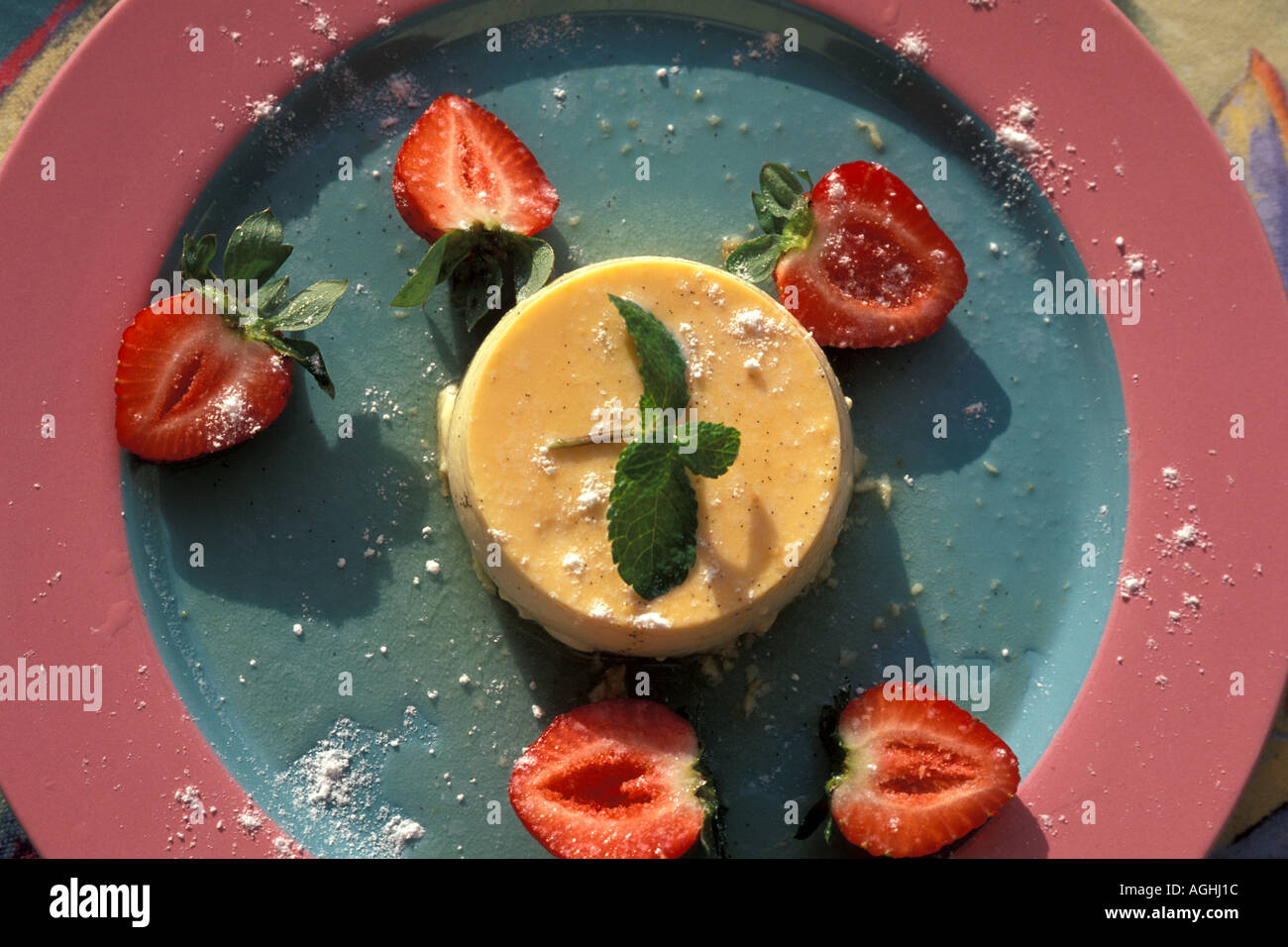 Florida dining Flan colorful dessert Spanish version of Creme Caramel ...