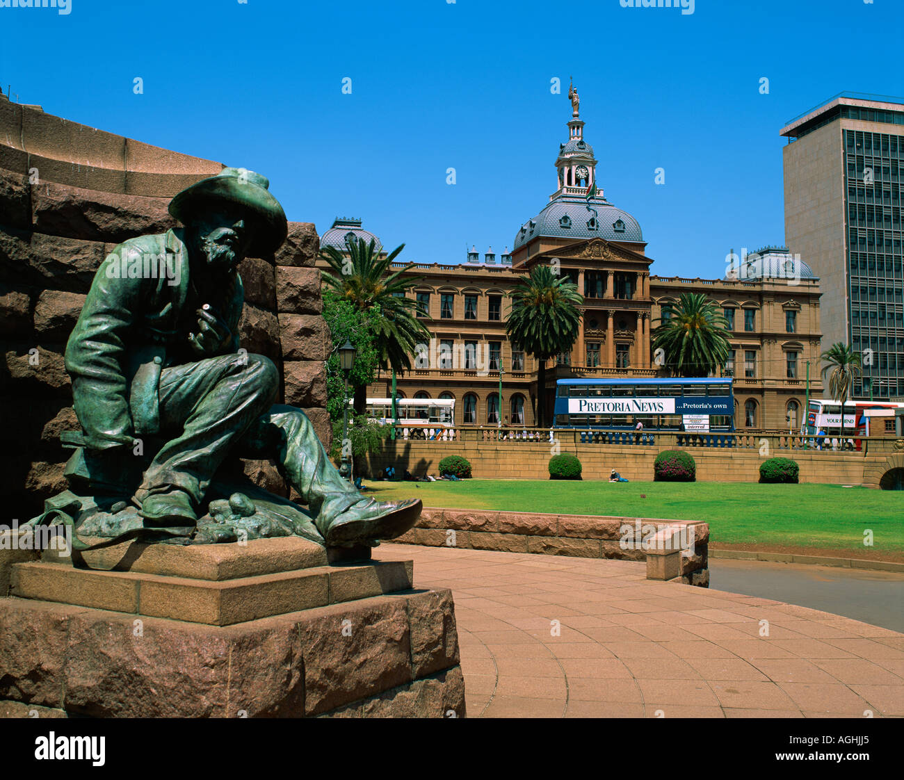 South Africa Pretoria Parliament House Church Square Stock Photo - Alamy