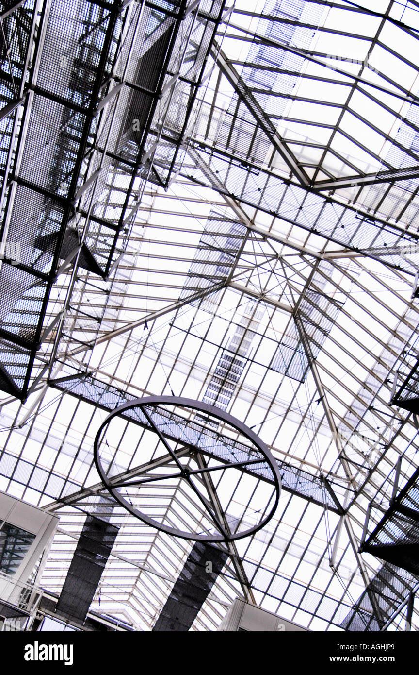 Architecture in bus terminal, London, England Stock Photo - Alamy