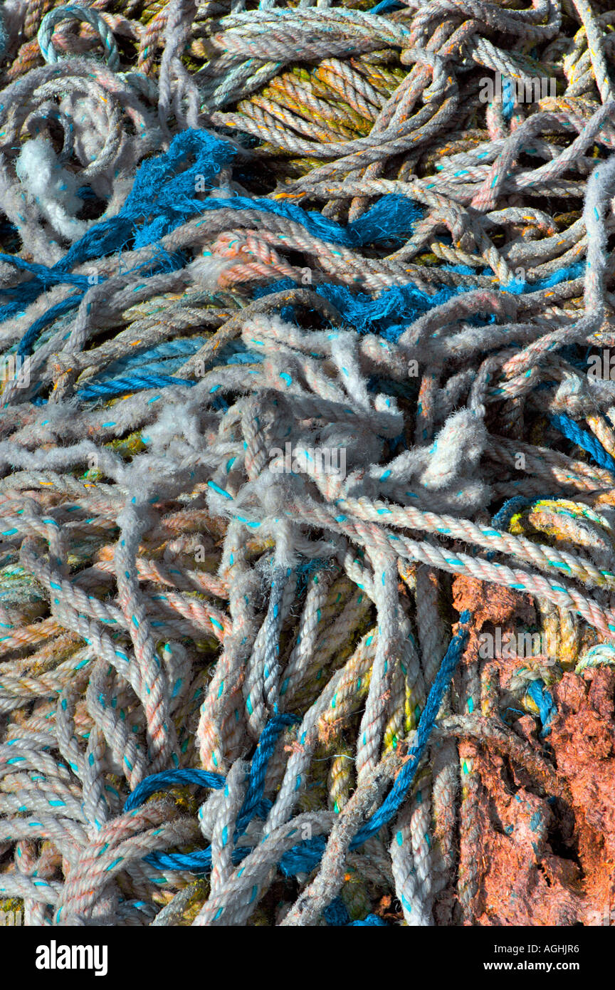 entangled rope, Scotland Stock Photo - Alamy