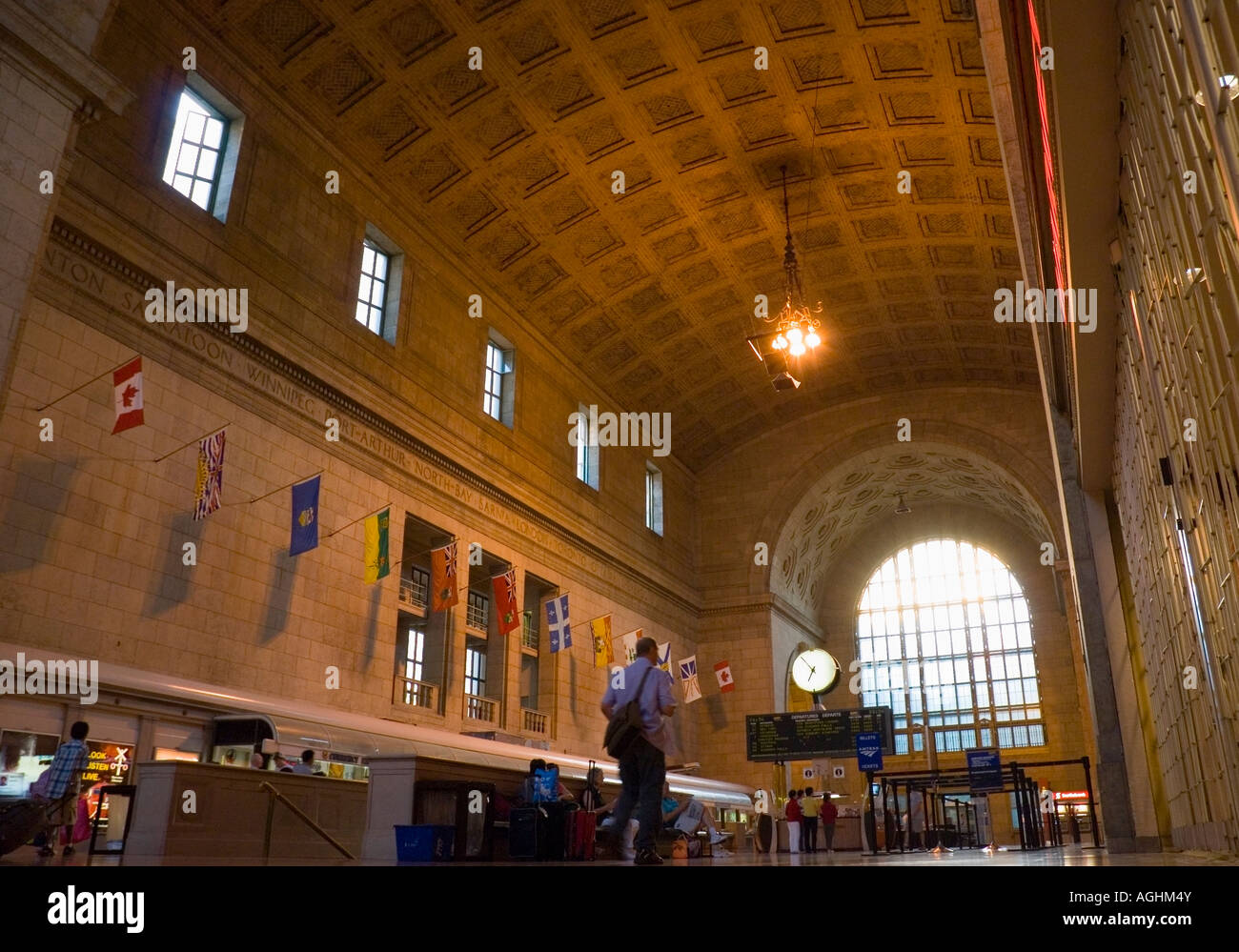 Union Station interior Toronto Ontario Canada North America Stock Photo ...